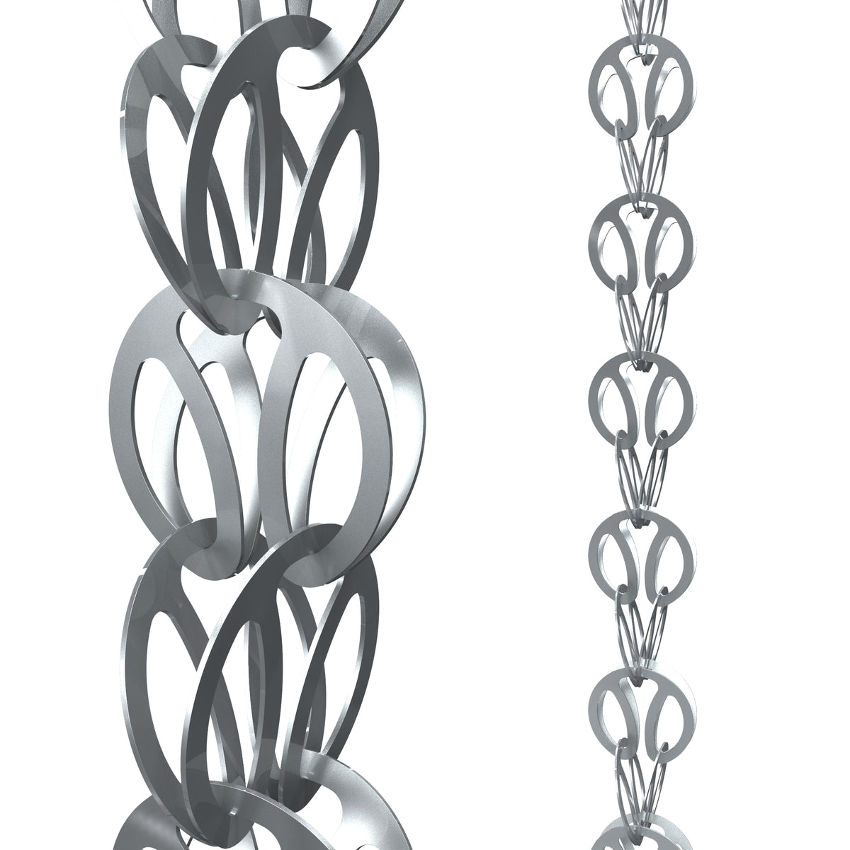 Modern Loop Rain Chain (Gray) – Rain Chains Direct